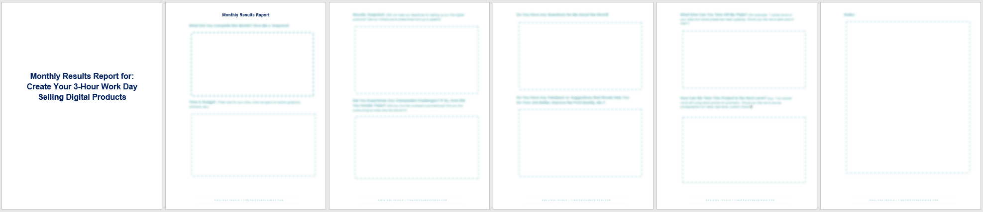 Project Kit: Create Your 3 Hour Work Day Selling Digital Products!