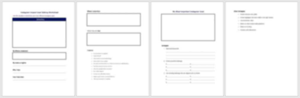 Project Kit: Instagram Impact - Time Freedom Business Programs