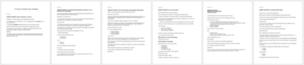 VIP Day Templates - Time Freedom Business Programs